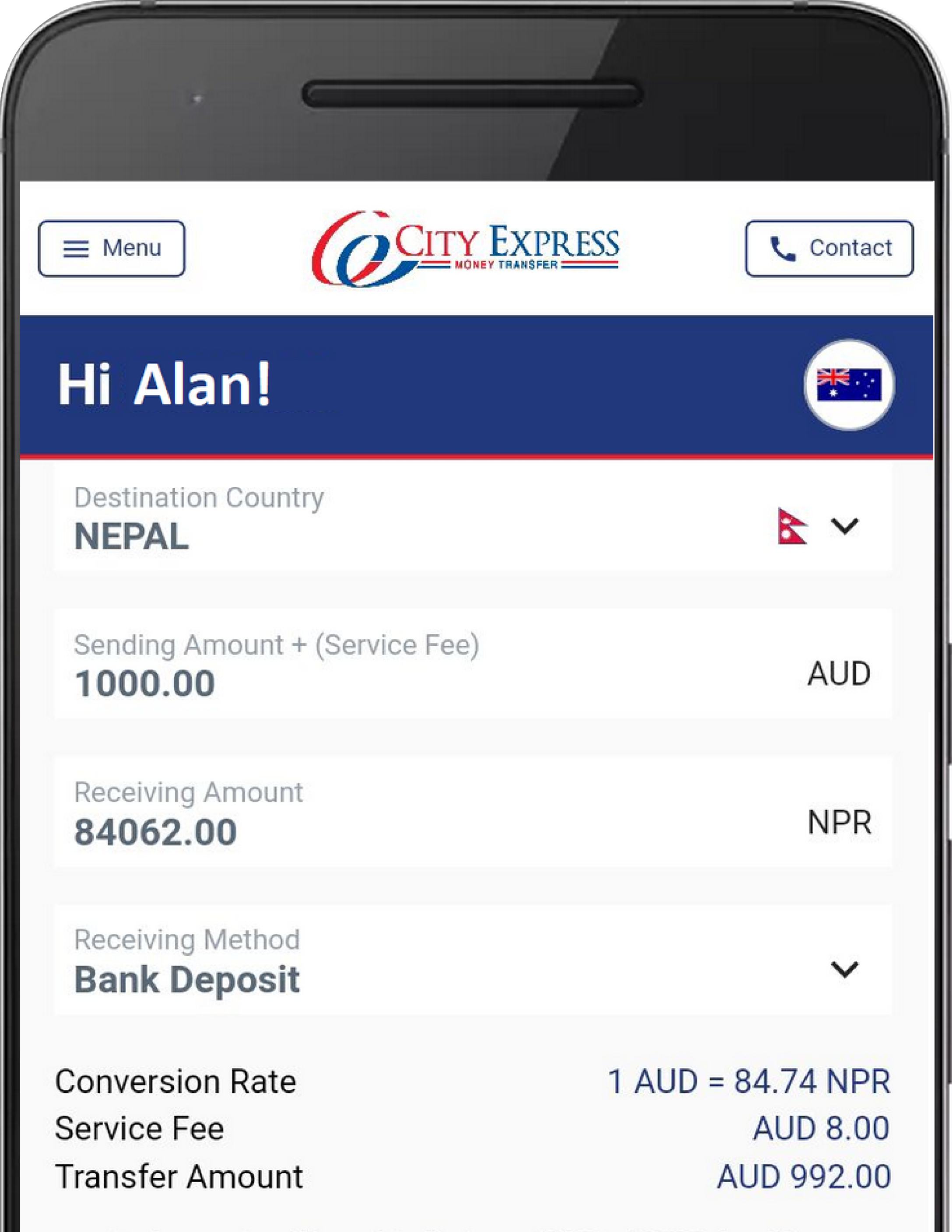 Home | City Express Money Transfer